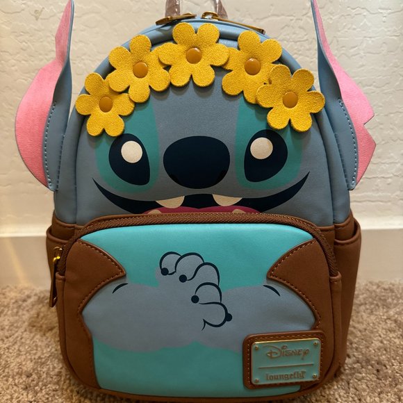 Loungefly | Bags | Loungefly Stitch Hippie Mini Backpack Nwt | Poshmark